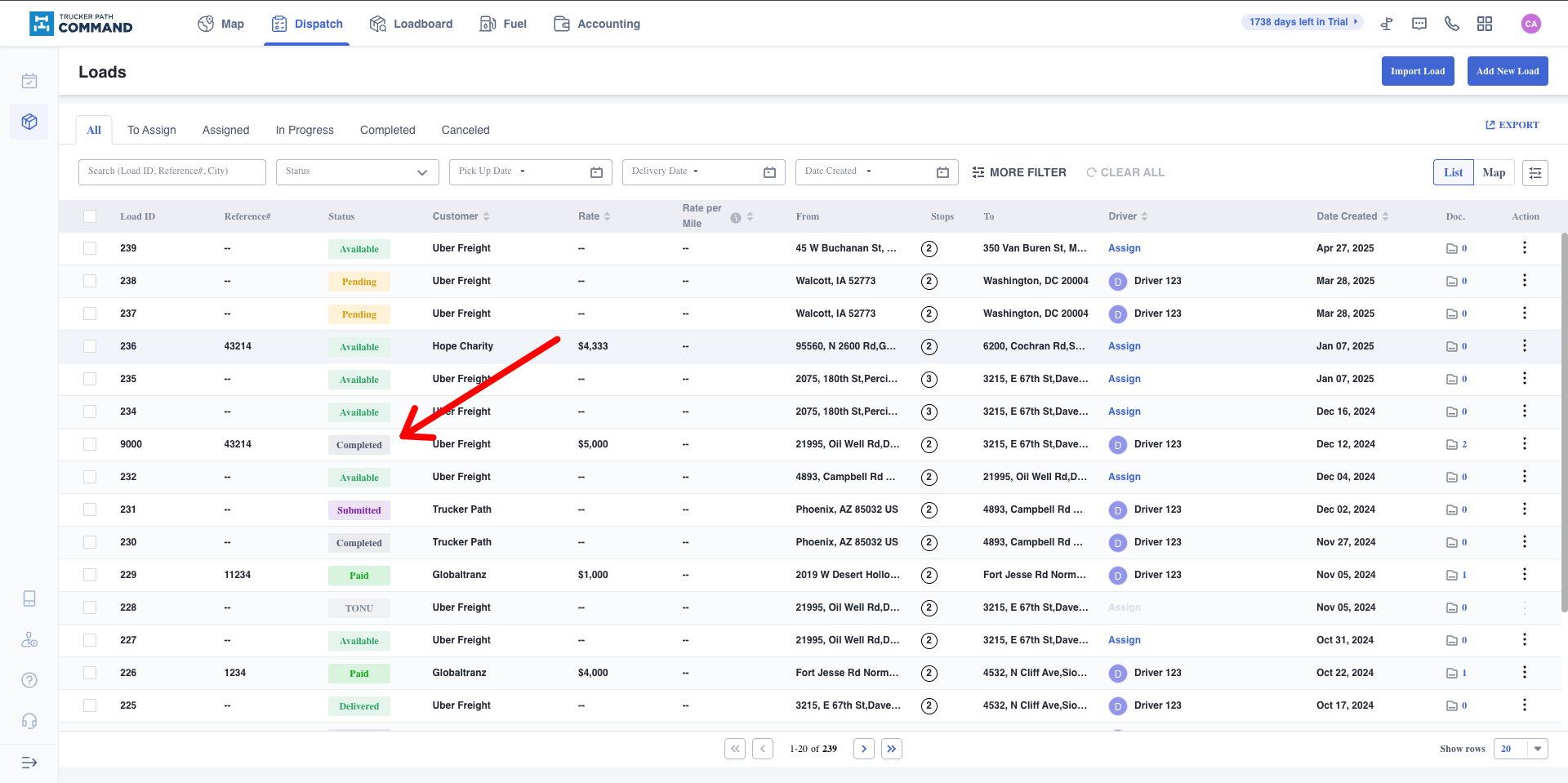 Driver Settlements – Trucker Path Help Center