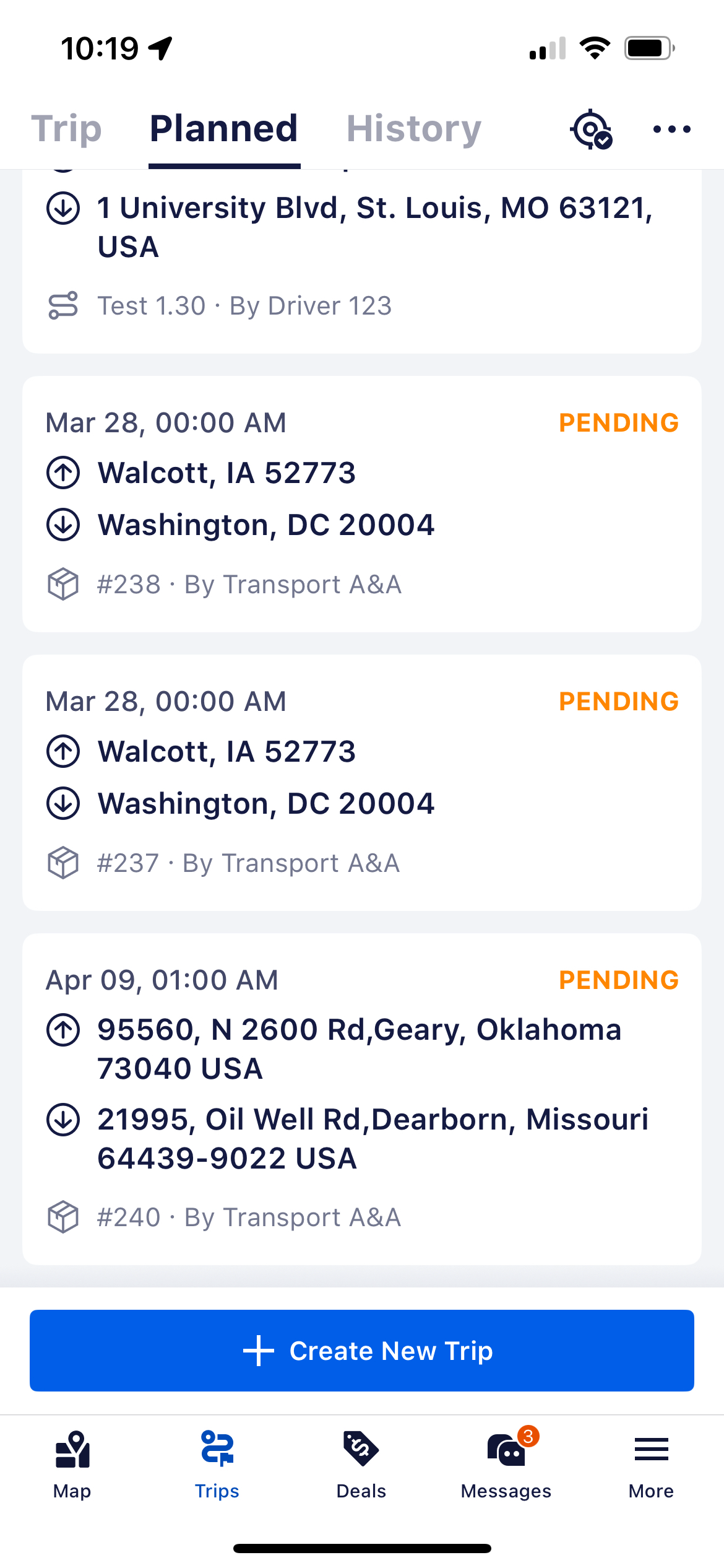 Managing Loads/Trips in the Trucker Path App – Trucker Path Help Center
