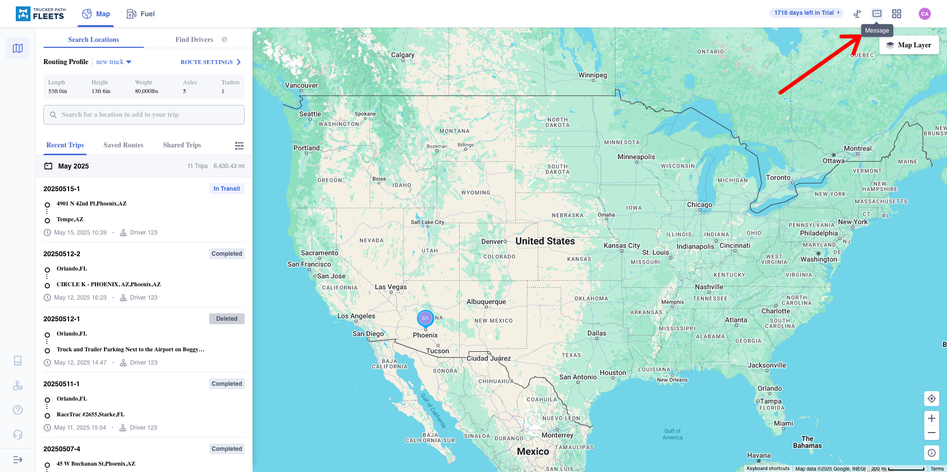 Messaging Drivers – Trucker Path Help Center