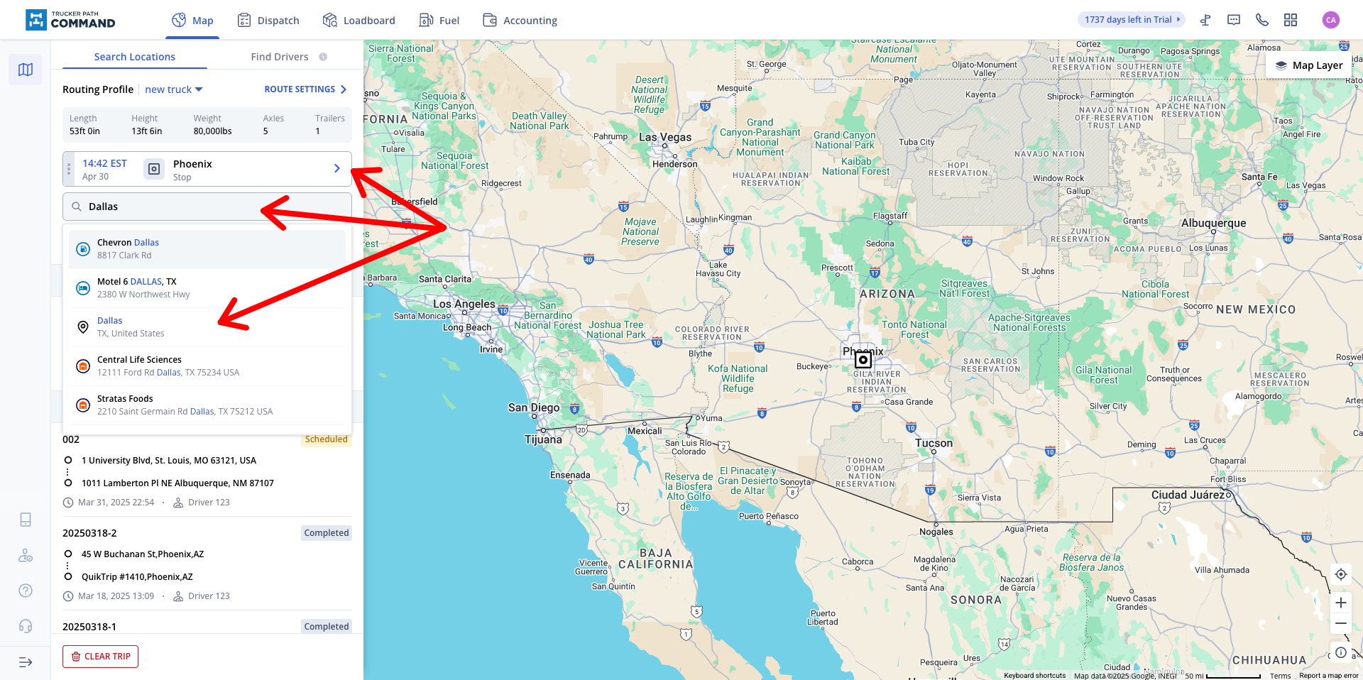 Using the Smart Fuel Planner – Trucker Path Help Center