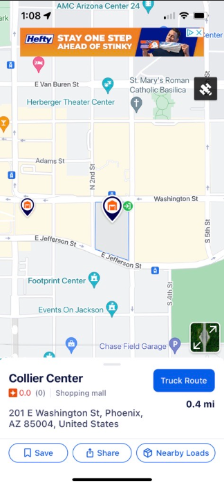 What locations can I see in the app? – Trucker Path Help Center